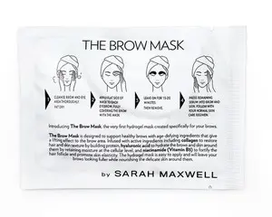 SARAH MAXWELL BEAUTY The Brow Mask Hydrogel Mask - 5-pack