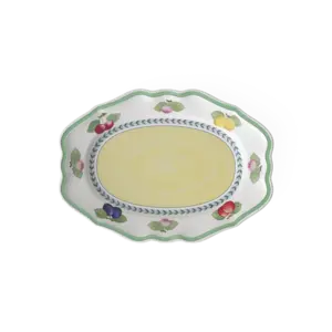VILLEROY & BOCH French Garden Fleurence Oval Platter - White