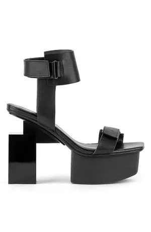 United Nude Cubist Platform Sandals - Black