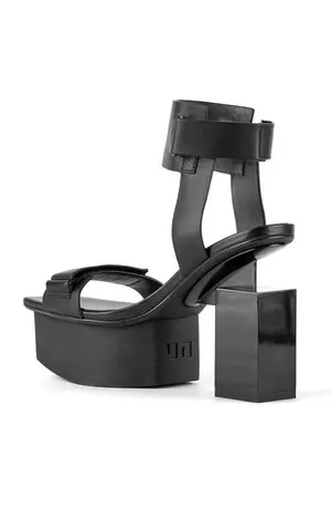 United Nude Cubist Platform Sandals - Black