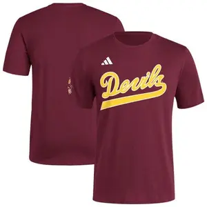 Adidas Arizona State Sun Devils Fresh Wordmark T-shirt - Maroon
