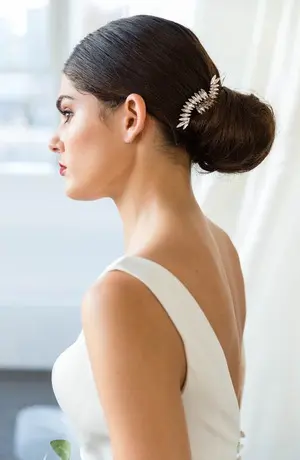 Brides & Hairpins Idalia Crystal Hair Comb - Gold