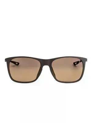 Tag Heuer Rectangle Frame Sunglasses - Brown