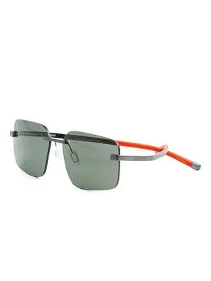 Tag Heuer Rimless Rectangle Sunglasses