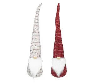 NORTHLIGHT 18' Pointy Hat 'happy Christmas' Gno Es 2-piece - One-color