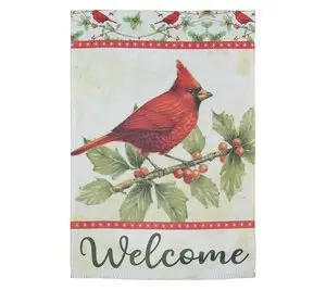 NORTHLIGHT Welcome' Christmas Outdoor House Fl G 28' X 40 - One-color