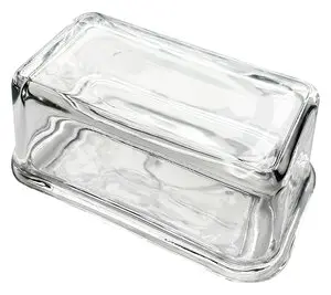 FOX RUN Glass Butter Dish