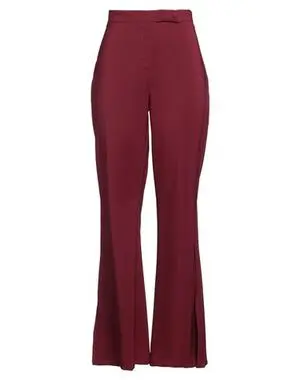 CROCHÈ Flared Twill Pants - Red