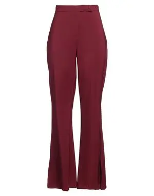 CROCHÈ Flared Twill Pants - Red
