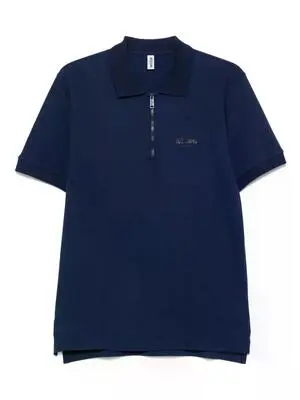 Moschino Logo-print Polo Shirt - Blue