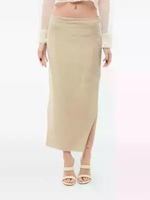 Givenchy Asymmetric Silk Skirt