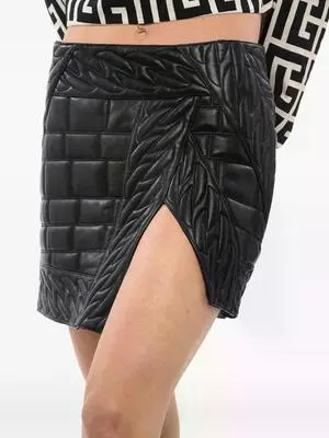 Balmain Quilted Mini Skirt