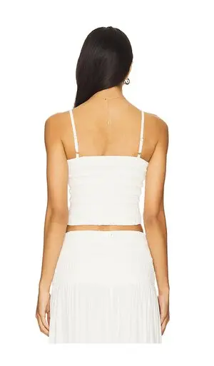 BOBI Smocked Tube Top - White