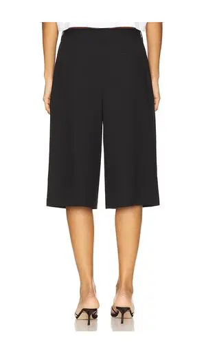 EAVES Colby Pleated Crepe Culottes
