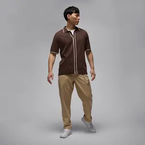 JORDAN Sport Âmenâs Knit Button-down Golf Top