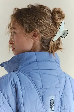 Free People Sidelines Claw Clip - Mint