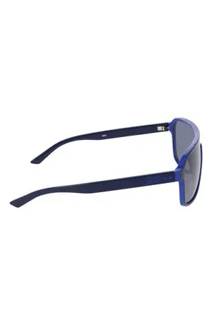 Nike Vintage Flyer 64mm Shield Sunglasses - Blue Void / Blue