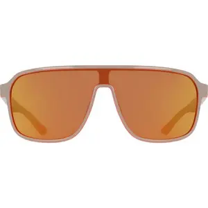 Nike Vintage Flyer 64mm Shield Sunglasses - College Grey / Orange Flash