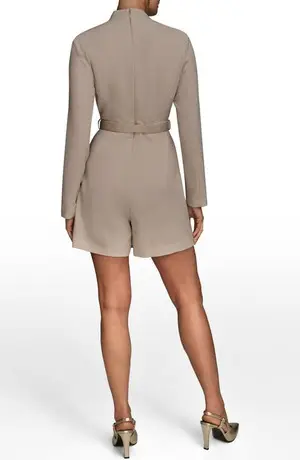 Donna Karan New York Long Sleeve Romper