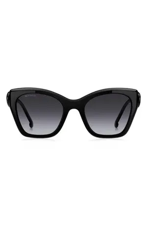 Etro 54mm Gradient Cat Eye Sunglasses - Black/ Dark Grey Sf