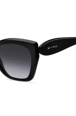 Etro 54mm Gradient Cat Eye Sunglasses - Black/ Dark Grey Sf