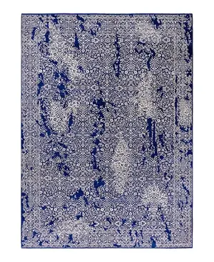 Bloomingdale'S Indian Oak M7841 Area Rug, 9' X 12'4 - Navy