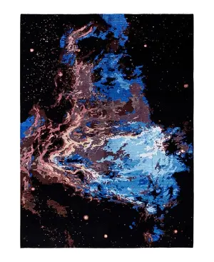 Bloomingdale'S Indian Oak M7289 Area Rug, 9'2 X 12'4 - Black