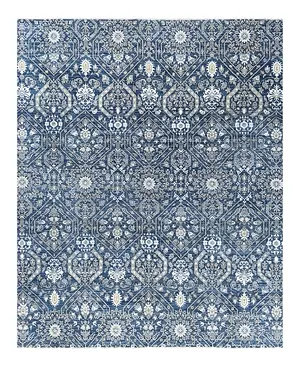 Bloomingdale'S Indian Oak M7028 Area Rug, 8' X 10 - Navy