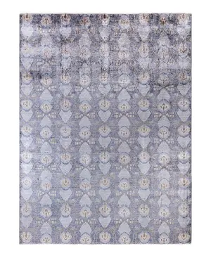 Bloomingdale'S Indian Oak M6758 Area Rug, 9' X 12'2 - Gray