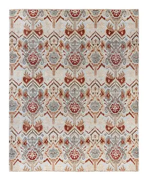 Bloomingdale'S Indian Oak M6181 Area Rug, 8'1 X 10'4 - Gray