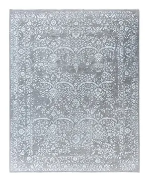 Bloomingdale'S Indian Oak M7367 Area Rug, 8'1 X 10'1 - Gray