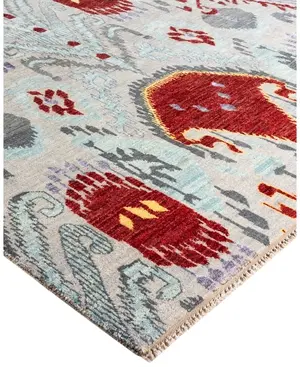 Bloomingdale'S Indian Oak M6079 Area Rug, 8'2 X 10'3 - Red