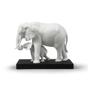 LLADRO Leading The Way Elephant Sculpture - Multi