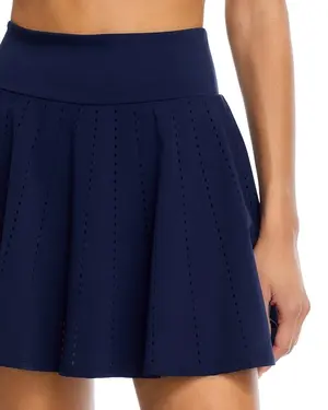 Aqua Athletic Perforated Skort - Navy