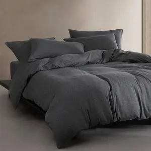 Calvin Klein Modern Melange Jersey Comforter Set, Twin Xl - Gunmetal Grey Heather