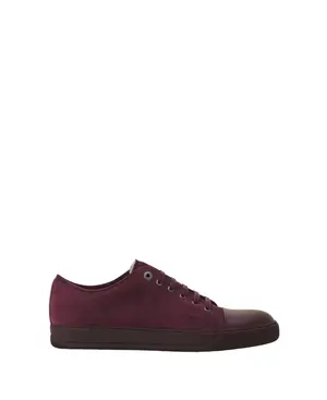 LANVIN Leather And Suede Dbb1 Sneakers - Bacchus