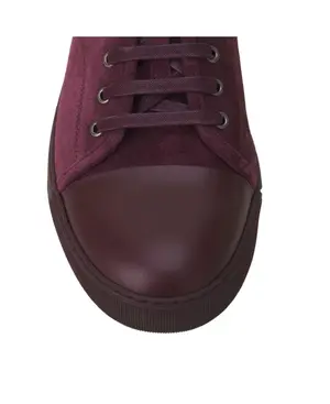 LANVIN Leather And Suede Dbb1 Sneakers - Bacchus