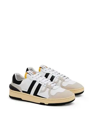 LANVIN Clay Mesh Sneakers - White And Black