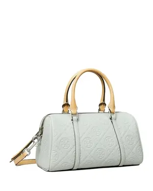Tory Burch T Monogram Embossed Leather Satchel