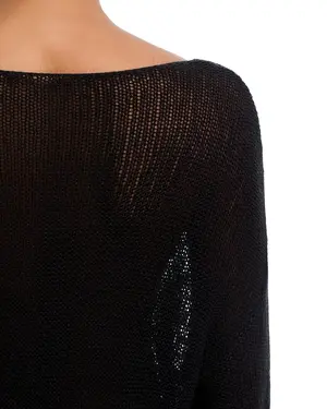 L'Agence Ethan V-neck Sweater - Black