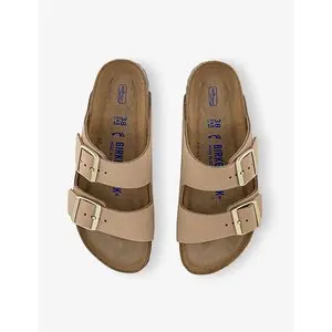 BIRKENSTOCK Arizona Two-strap Leather Sandals - Sandcastle