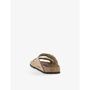 BIRKENSTOCK Arizona Two-strap Leather Sandals - Sandcastle