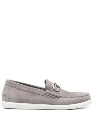 Fendi Silver Tone Shoes For Men