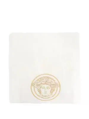 Versace Medusa Towel - White