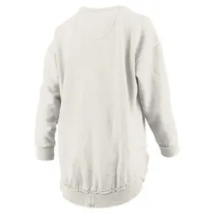 PRESSBOX West Virginia Mountaineers Melange Poncho Fleece Pullover Sweatshirt