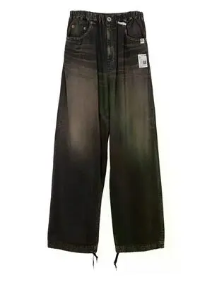 Mihara Yasuhiro Washed Wide-leg Jeans