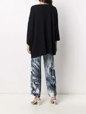 DANIELA GREGIS Cotton Boat Neck Sweater
