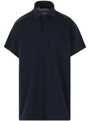 Balenciaga Interwined Cotton Polo Shirt - Blue