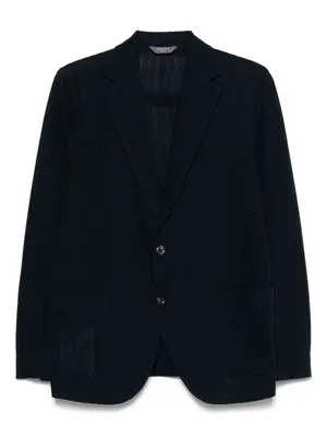 CIRCOLO 1901 Cotton Single Breasted Jacket - Blue