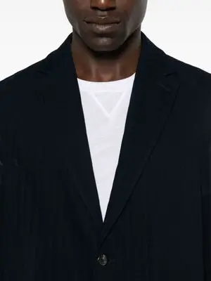 CIRCOLO 1901 Cotton Single Breasted Jacket - Blue
